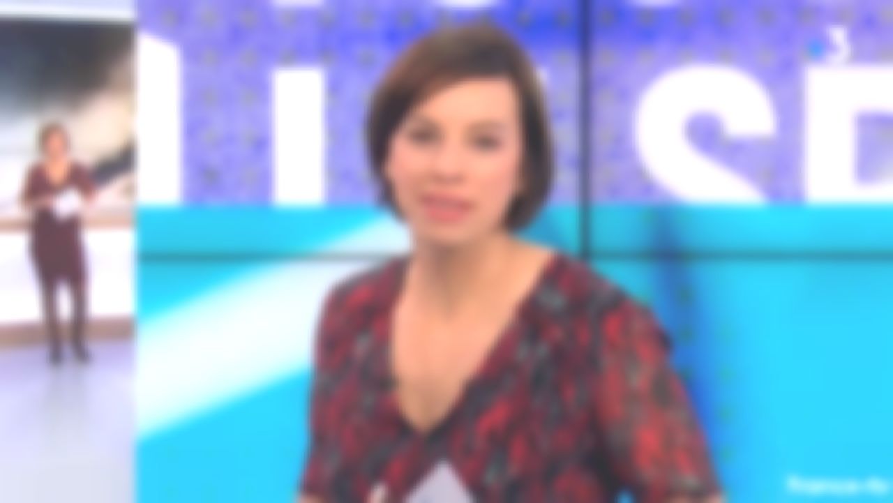 La robe imprimée de Céline Rousseaux dans Tout le sport du 28/12/2018 ...