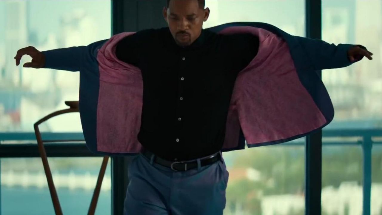 Blue business suit worn by Detective Mike Lowrey (Will Smith) in Bad ...