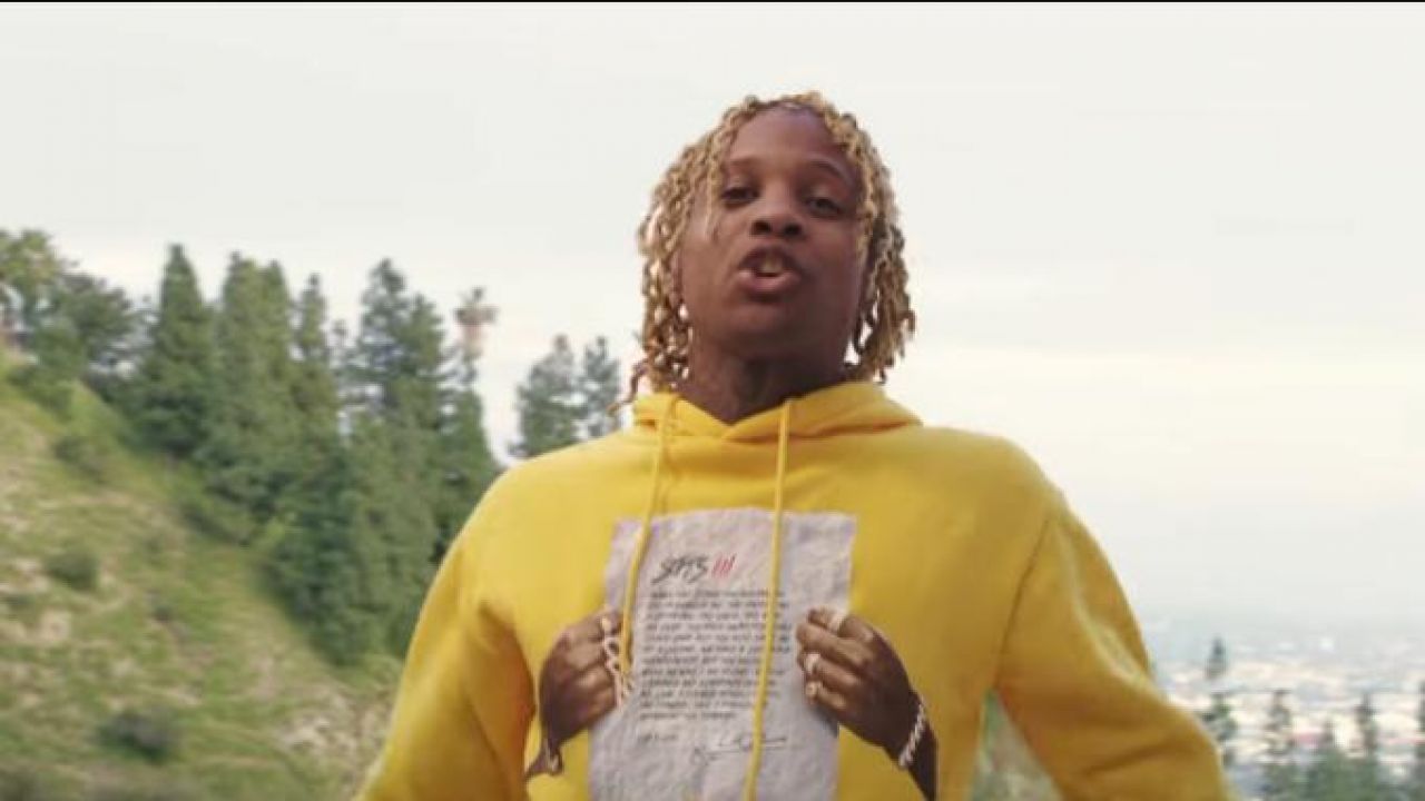 Merch STTS 3 Hood­ie worn by Lil Durk in the YouTube video Lil Durk ...