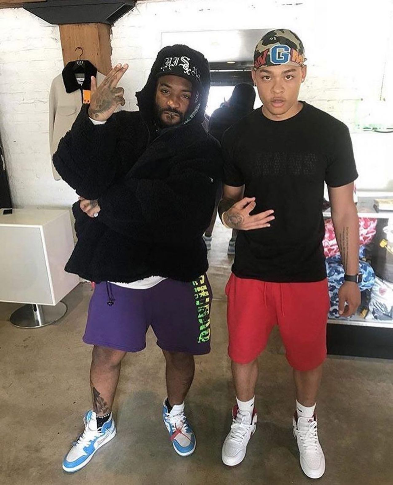 Les de Younglord sur le compte Instagram de @asapbari | Spotern