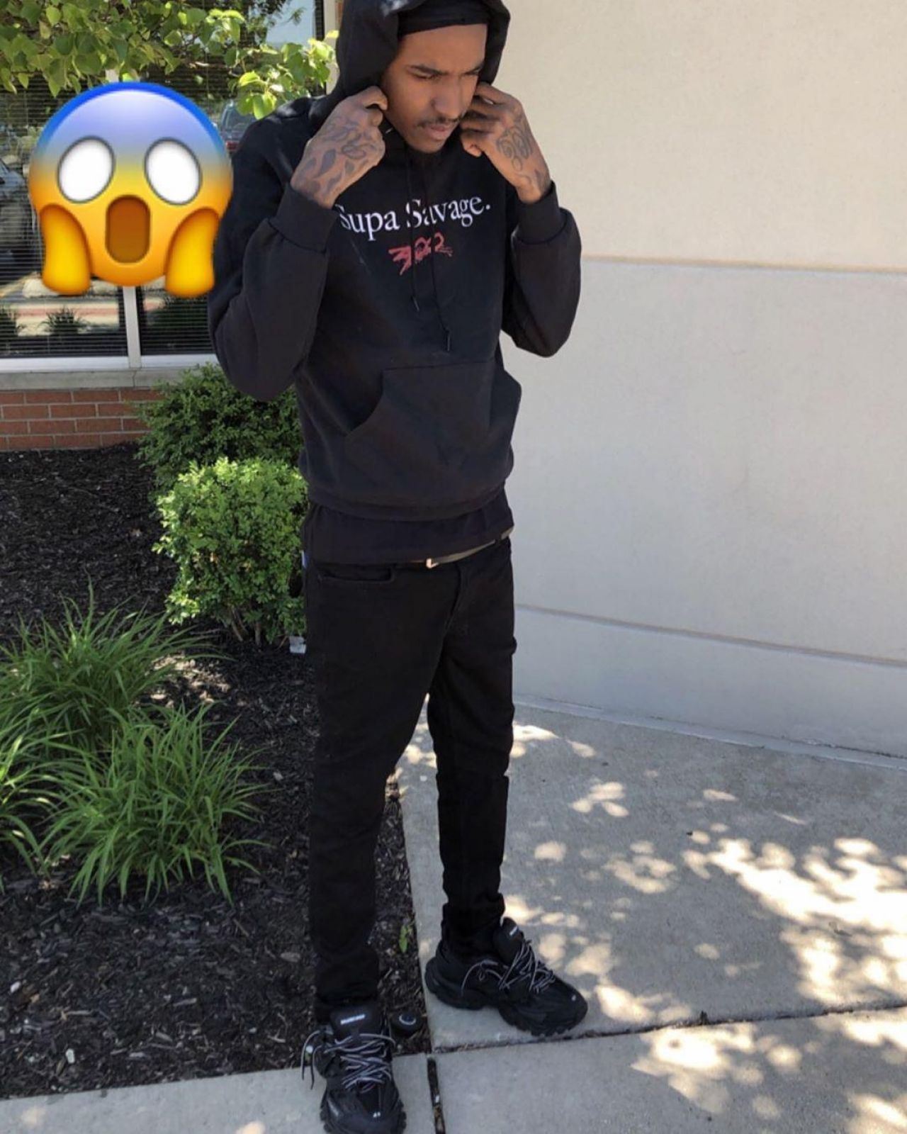 Balanciaga Track (black) from Lil Reese on the account Instagram of ...