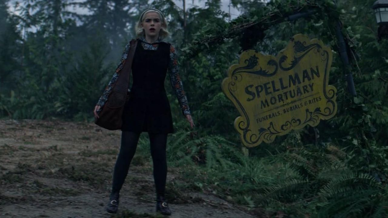 Chloe C buckle leather boots of Sabrina Spellman (Kiernan Shipka) in ...