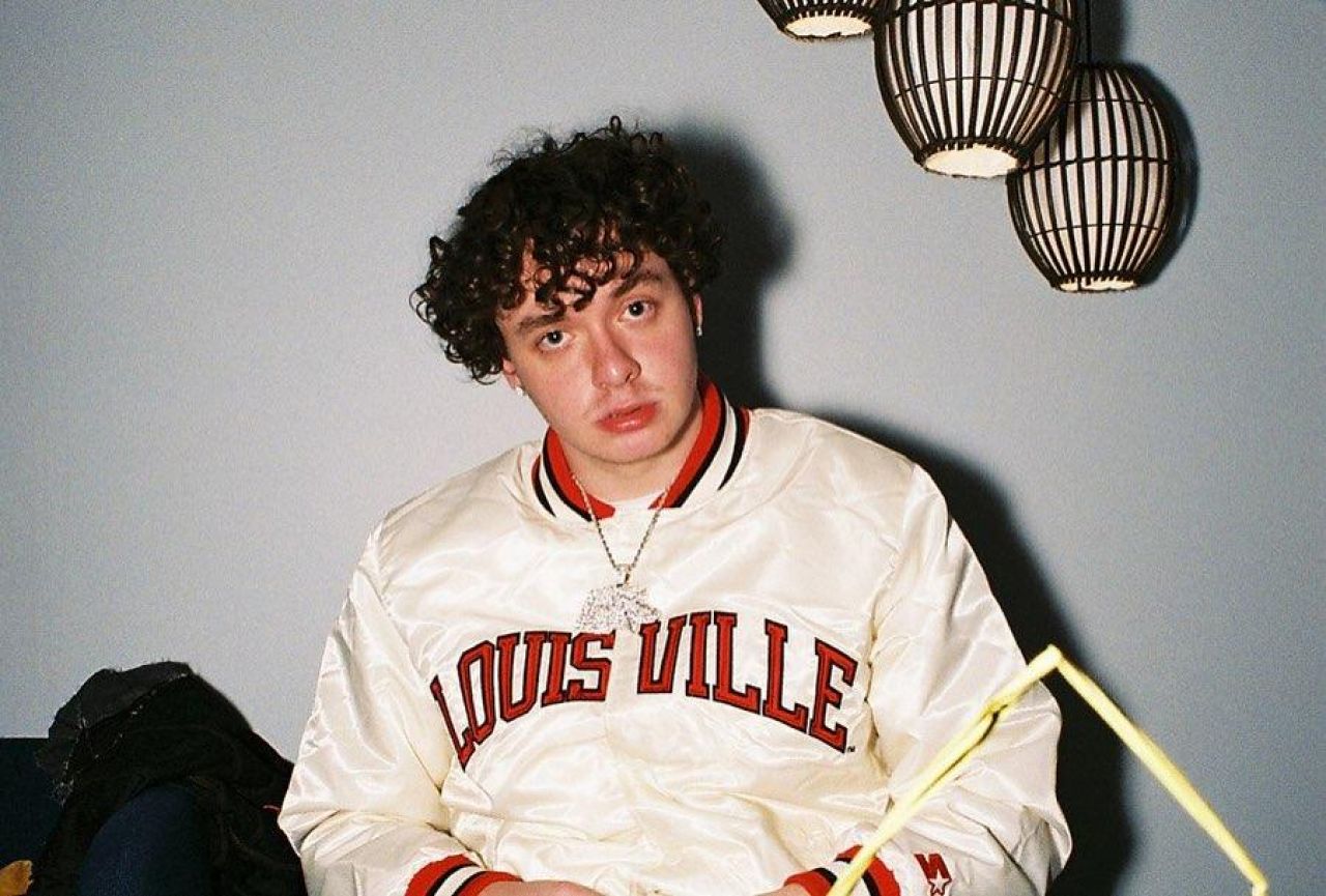 Jacket Starter x-Oneness University of Louisville worn by Jack Harlow ...