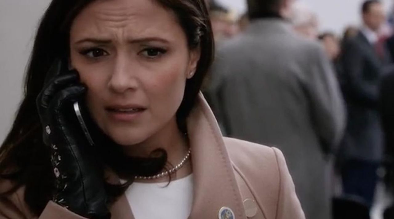 The leather gloves embroidered with Emily Rhodes (Italia Ricci) in ...