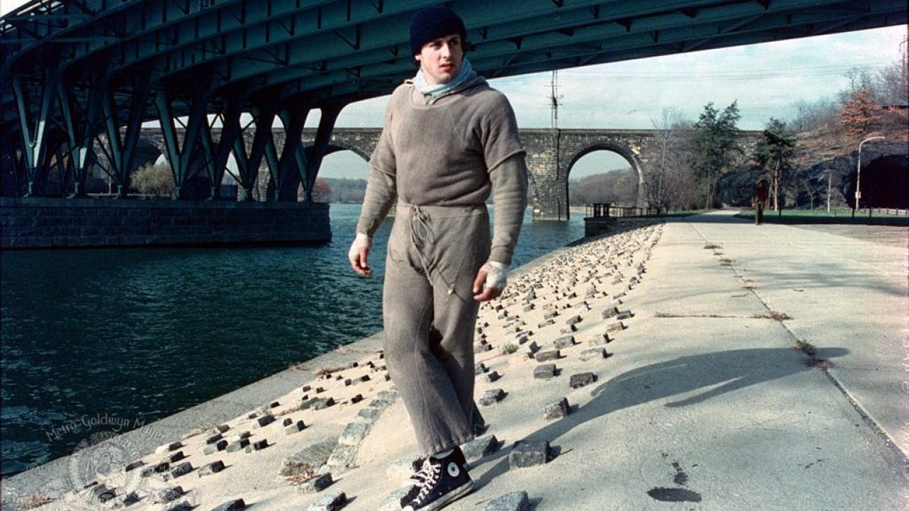 The sneakers Converse All Stars Rocky Balboa (Sylvester Stallone) in ...