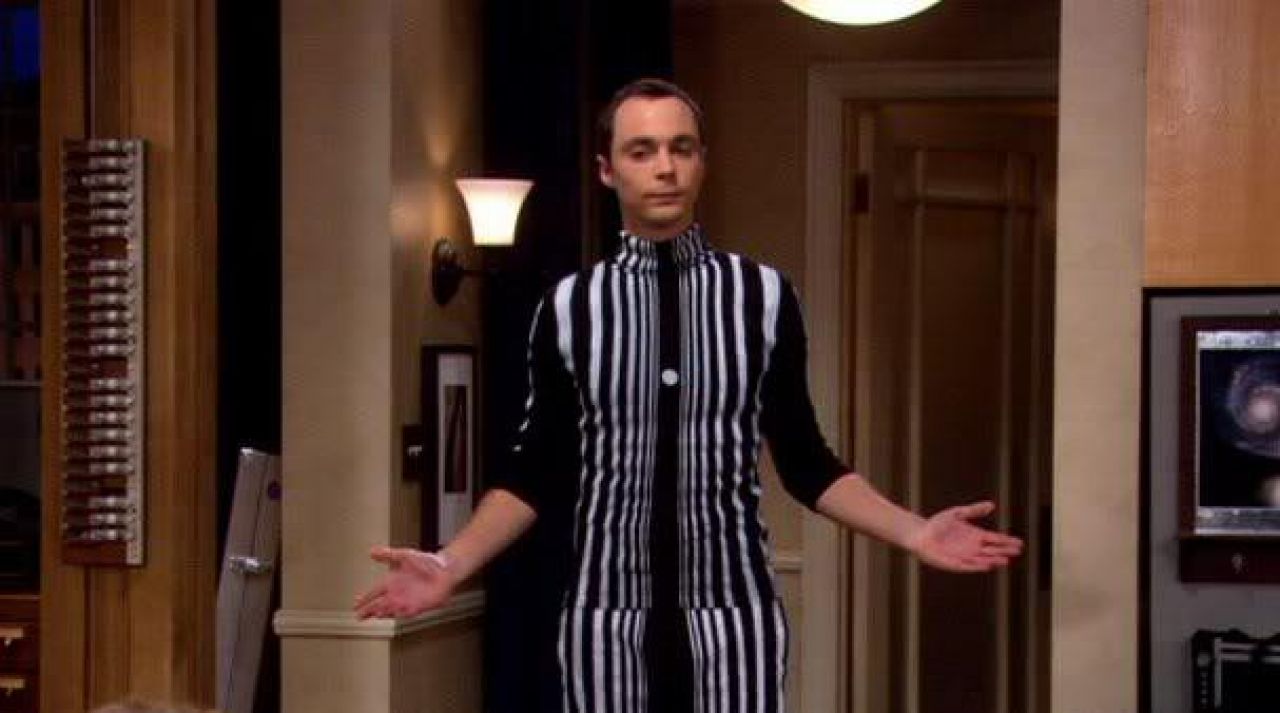 The costume Doppler effect Sheldon Cooper (Jim Parsons) in The Big Bang ...