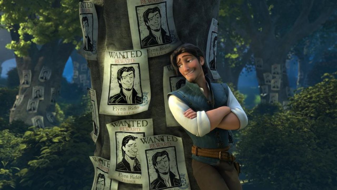 L'affiche "Wanted" de Flynn Rider dans Raiponce | Spotern