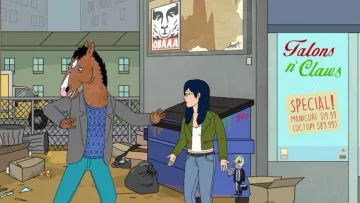 Original David Hockney painting used for the artwork (Bojack in a pool ...
