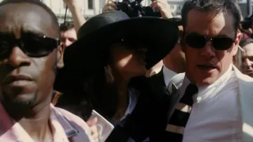 Linus Caldwell (played by Matt Damon) outfits on Ocean's Twelve