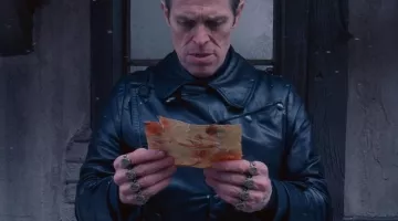 Jopling (played by Willem Dafoe) outfits on The Grand Budapest Hotel