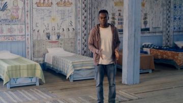 Josh (played by William Jackson Harper) outfits on Midsommar