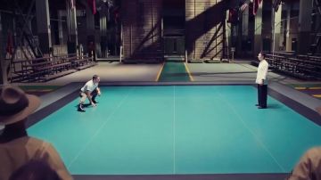 Barton Geddes (played by Scott Adkins) outfits on Ip Man 4: The Finale