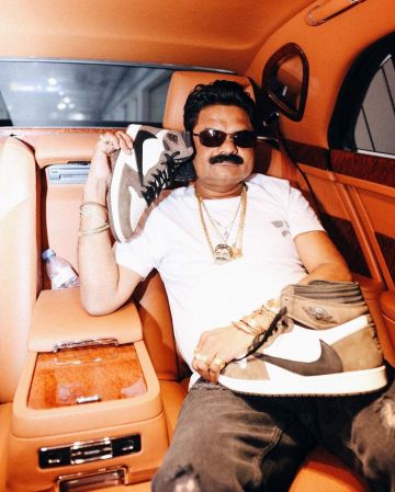 The sweatshirt Gucci Sul on his account Instagram @JustSul | Spotern