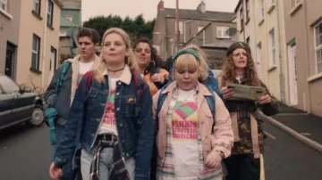 Clare Devlin (played by Nicola Coughlan) outfits on Derry Girls