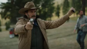 Young John Dutton (played by Josh Lucas) outfits on Yellowstone