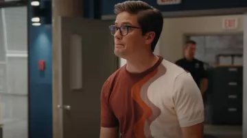 Motherhood Maternity Large Geo­met­ric Blouse worn by Deepfake Woman #1 ...