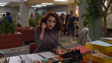 Two tone coat worn by Rose Weissman (Marin Hinkle) as seen in The ...