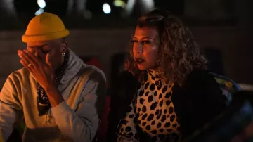 H&M Leopard Turtleneck worn by Yoly Rojas as seen in The Ultimatum ...