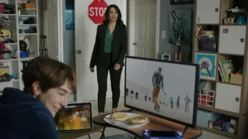 Theory Treeca 2 Pants worn by Naz (Saba Homayoon) as seen in Chad ...