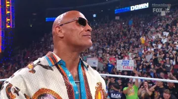 FINALLY VERSACE SHIRT The ROCK IS BACK!!! #WWE #therock #romanreigns ...
