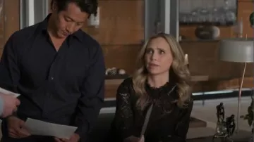 Dr. Morgan Reznick (played by Fiona Gubelmann) outfits on The Good Doctor