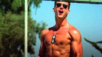 Slider (played by Rick Rossovich) outfits on Top Gun