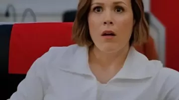 (played by Erin Krakow) outfits on Christmas Above the Clouds