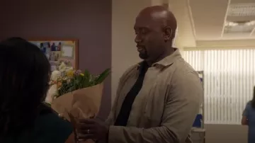 John Varavtos Suede Jacket worn by Wade Grey (Richard T. Jones) as seen ...