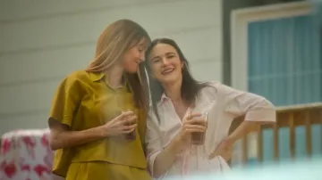 Zara Dress With Rubberised Flowers worn by Tyner Rushing as seen in It ...