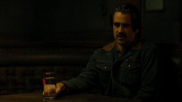 The Wrangler denim jacket worn by Detective Ray Velcoro (Colin Farrell ...