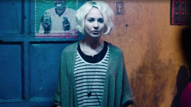 The tank top is striped Riley Blue (Tuppence Middleton) in Sense8 | Spotern