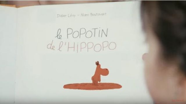 El libro Le Popotin de l'hippopo visto en el espectáculo infantil La ...
