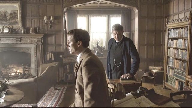 Hunterston House, sitio del interior de la casa del reverendo Wakefield ...