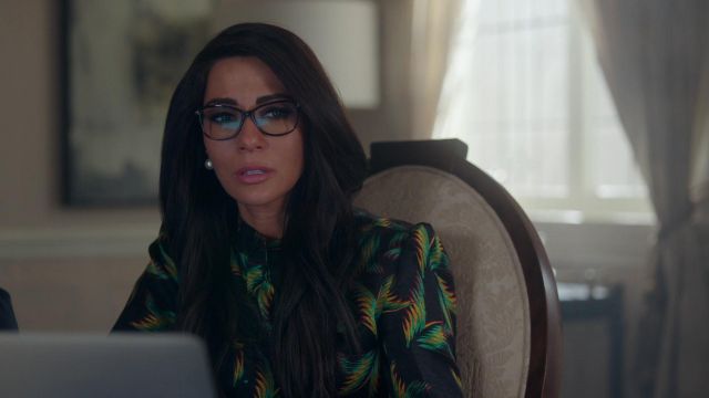 The Blouse Printed Sheets Of Hermione Lodge Marisol Nichols In Riverdale S02e22 Spotern