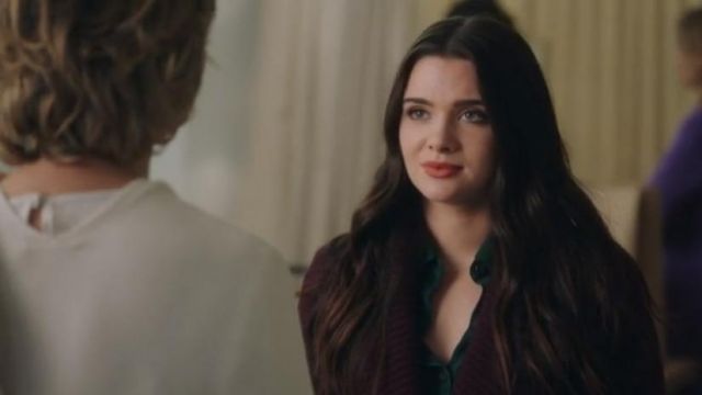The coat purple cashmere worn by Jane Sloan (Katie Stevens) in The Bold ...