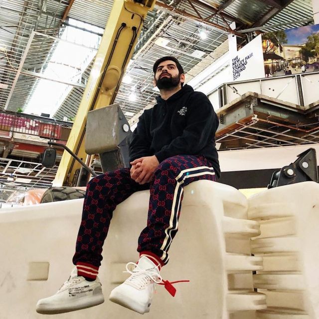 The Air Force 1 x Off-White that carries the youtubeur Qias Omar on his ...
