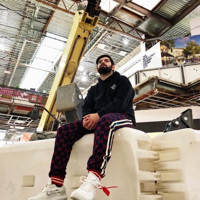 Jogging Gucci that carries the youtubeur Qias Omar on his Instagram ...