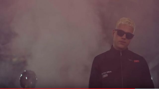 Puma jacket x Outlaw black worn by PLK in its clip 250 | Spotern