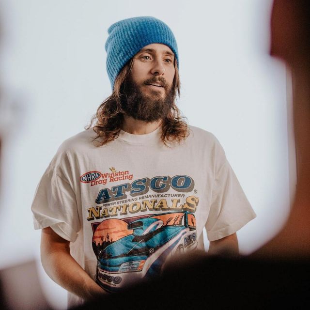 1996 NHRA Winston drag racing t-Shirt porté par Jared Leto sur l ...
