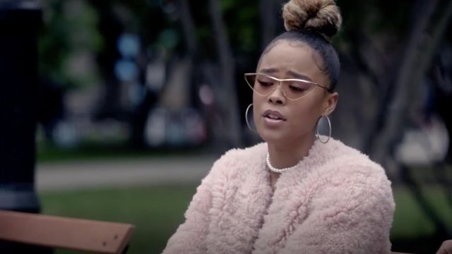Pink Sunglasses worn by Tiana Brown (Serayah) as seen in Empire S05E07 ...