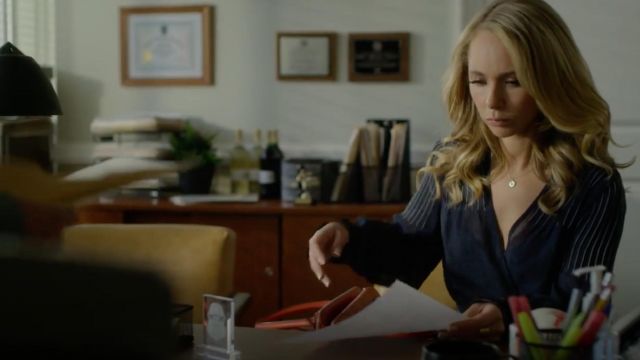 Diane von Furstenberg Wrap effect crepe and satin trimmed voile blouse ...