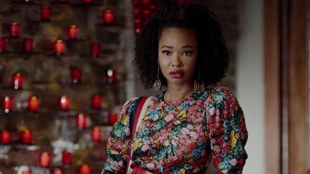 The floral dress Attico worn by Monica Colby (Wakeema Hollis) in ...