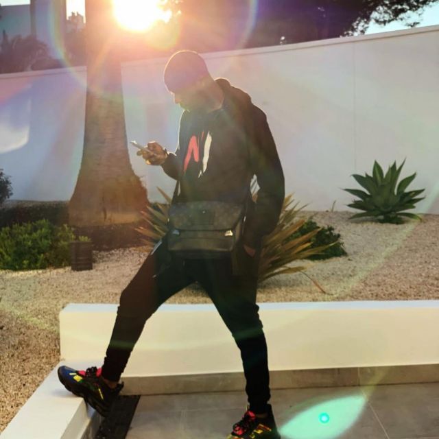 The sneakers Versace Chain Reaction of Ninho on Instagram | Spotern