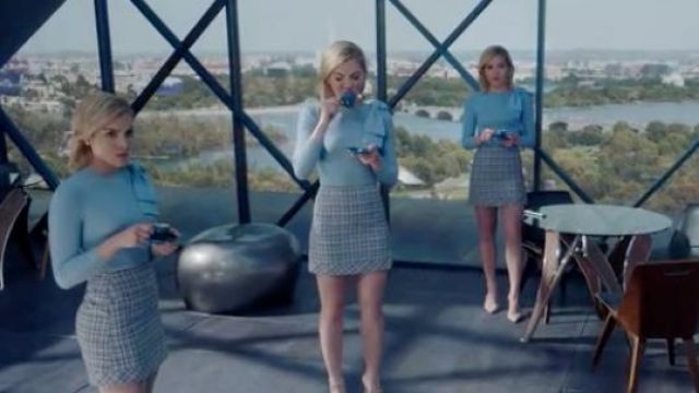 Minifalda a cuadros Pelmet usada por Esme Frost (Skyler Samuels) en The ...