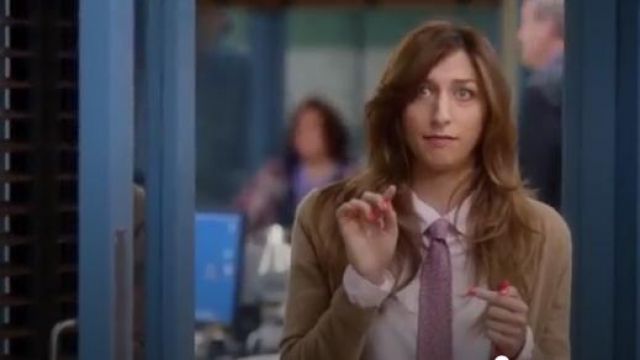 J.Crew Jackie cardigan in beige worn by Gina Linetti (Chelsea Peretti ...