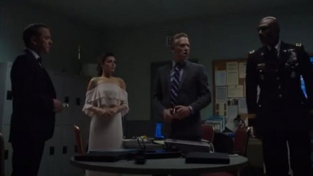 Parker Black Helen Gown in Blush worn by Emily Rhodes (Italia Ricci) in ...