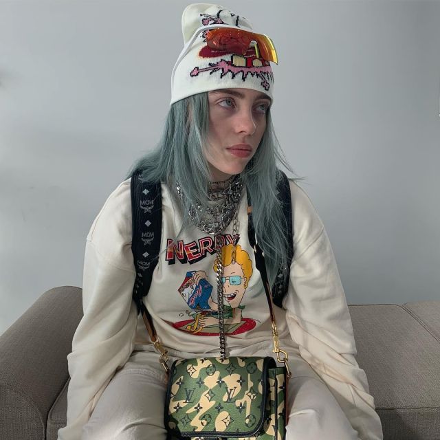 Slumpy Kev Courage Beanie worn by Billie Eilish on her Instagram ...