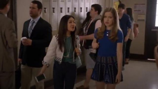 Bcbgmaxazria Bronwyn de la Jupe dans la Marine Multi porté par Emma ...