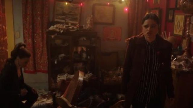 Ever New Ellie Dolly Coat in Berry worn by Mel Vera (Melonie Diaz) in ...
