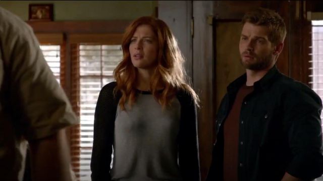 Rag & Bone The Lexie Colorblocked Raglan Pullover worn by Julia Shumway ...